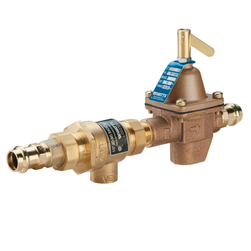 Watts 0386463 1/2" NPT Back Flow Preventer & Combination Fill Valve 1/2 ...
